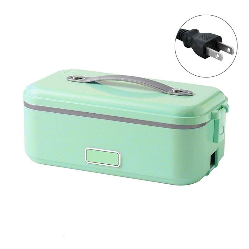 Портативный подогреватель еды 1.1-1.2л, Однослойный зеленый - JP