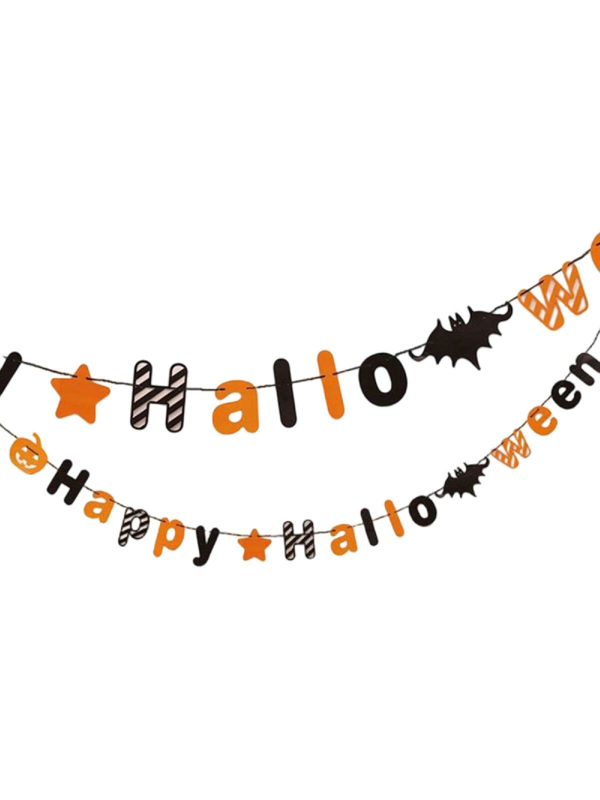 Тыквенный треугольный вымпел, украшение для каминов, стены, окна, лестницы, дверного проема