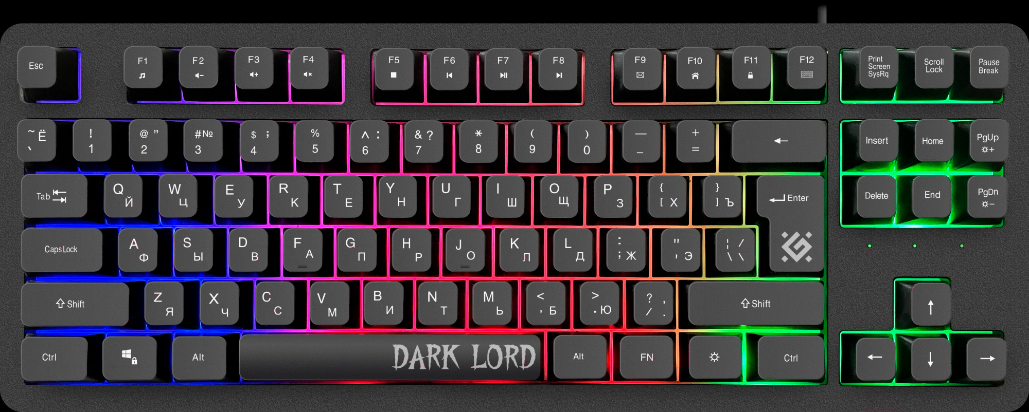 Клавиатура игровая (45580) Dark Lord GK-580 RU