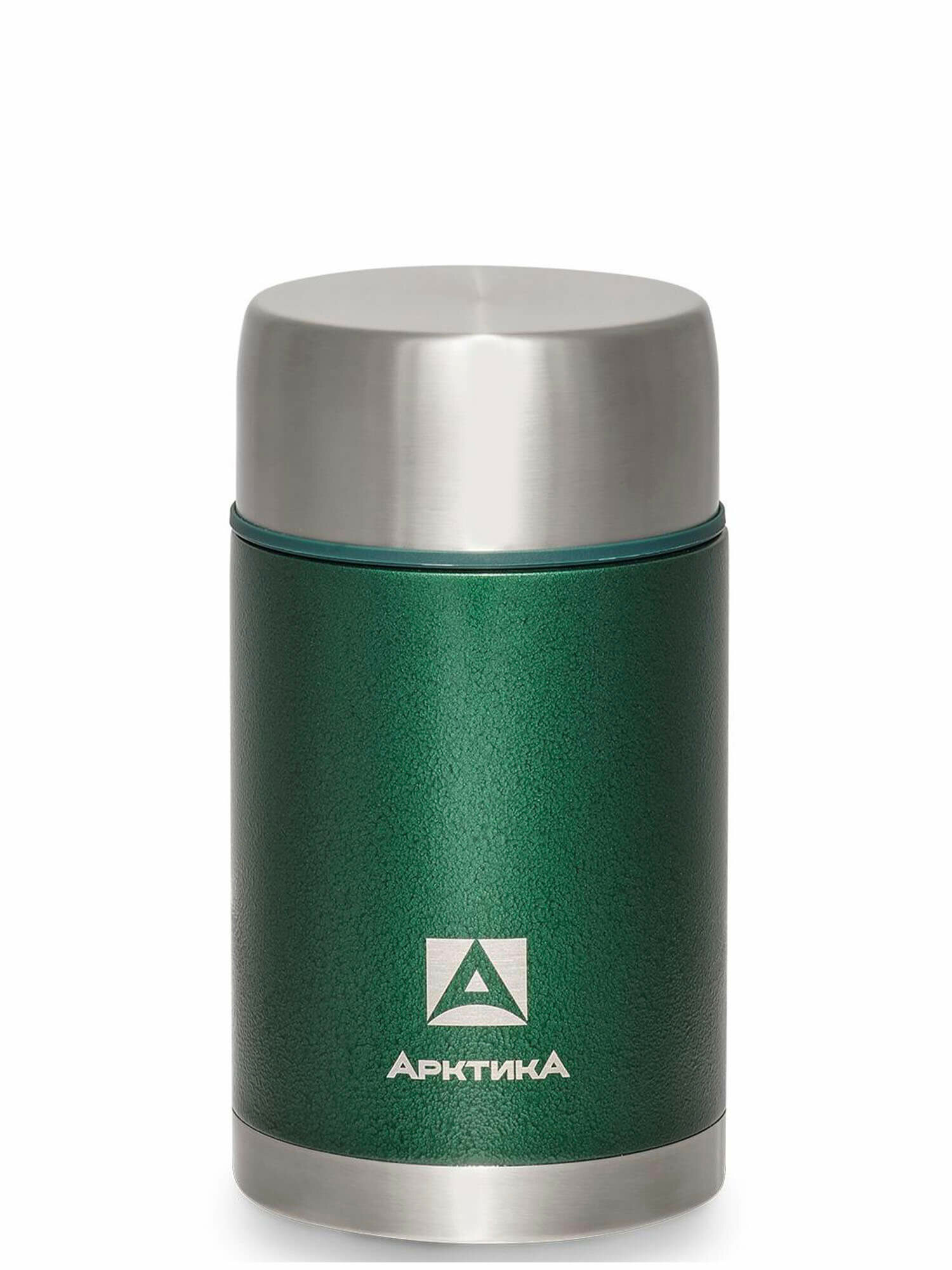 Термос для еды Арктика с супершироким горлом с чехлом 1 л Зеленый