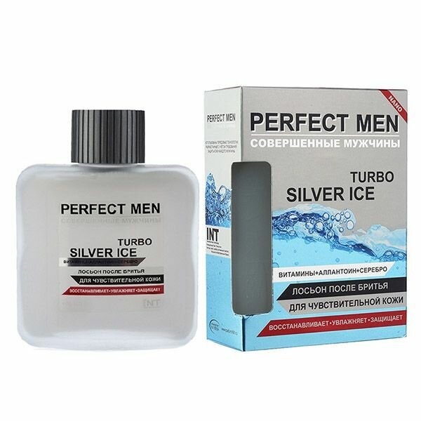 Парфюмерия XXI века Лосьон после бритья Perfect Men, Turbo Silver Ice, 100 мл