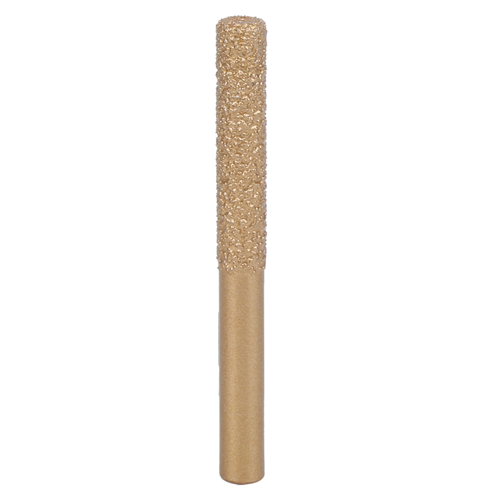 Diamond Router Bits Golden Brazed Straight Shank for Quartz Stone Marble Seam Knife6.35 x 7 65mm