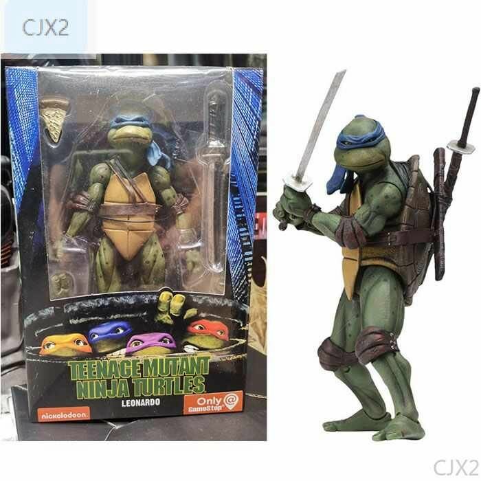 NECA "Черепашки-ниндзя" 1990 г. Версия фильма TMNT Limited Edition-CJX2