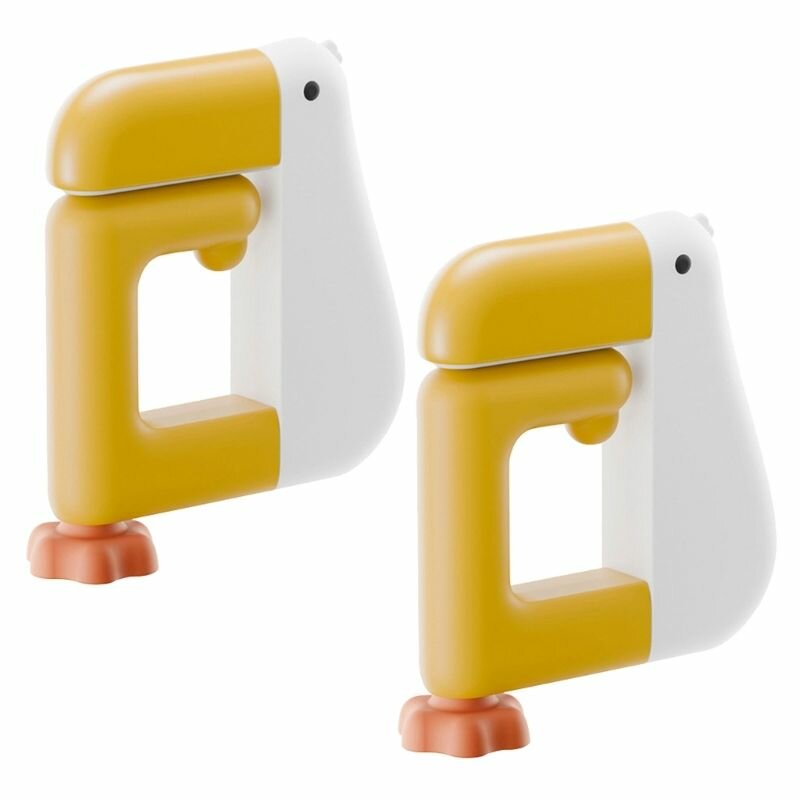 2 вращающихся крючка для школьных ранцев thinking ducks-белый