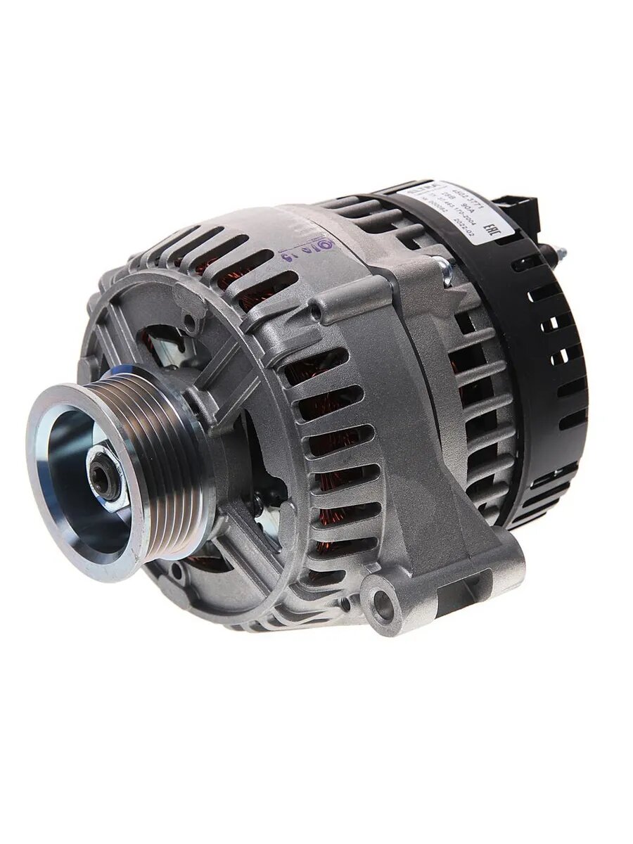 Генератор КАМАЗ, МАЗ дв.740 ЕВРО-2, ЯМЗ-658 поликлиновой шкив