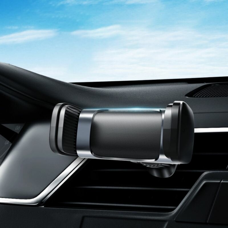 Автомобильный воздухозаборник держатель мобильного телефона двойной выдвижной зажим кронштейн присоска аксессуары