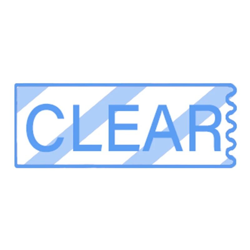Лента CRUXER 12 мм, Blue on Clear