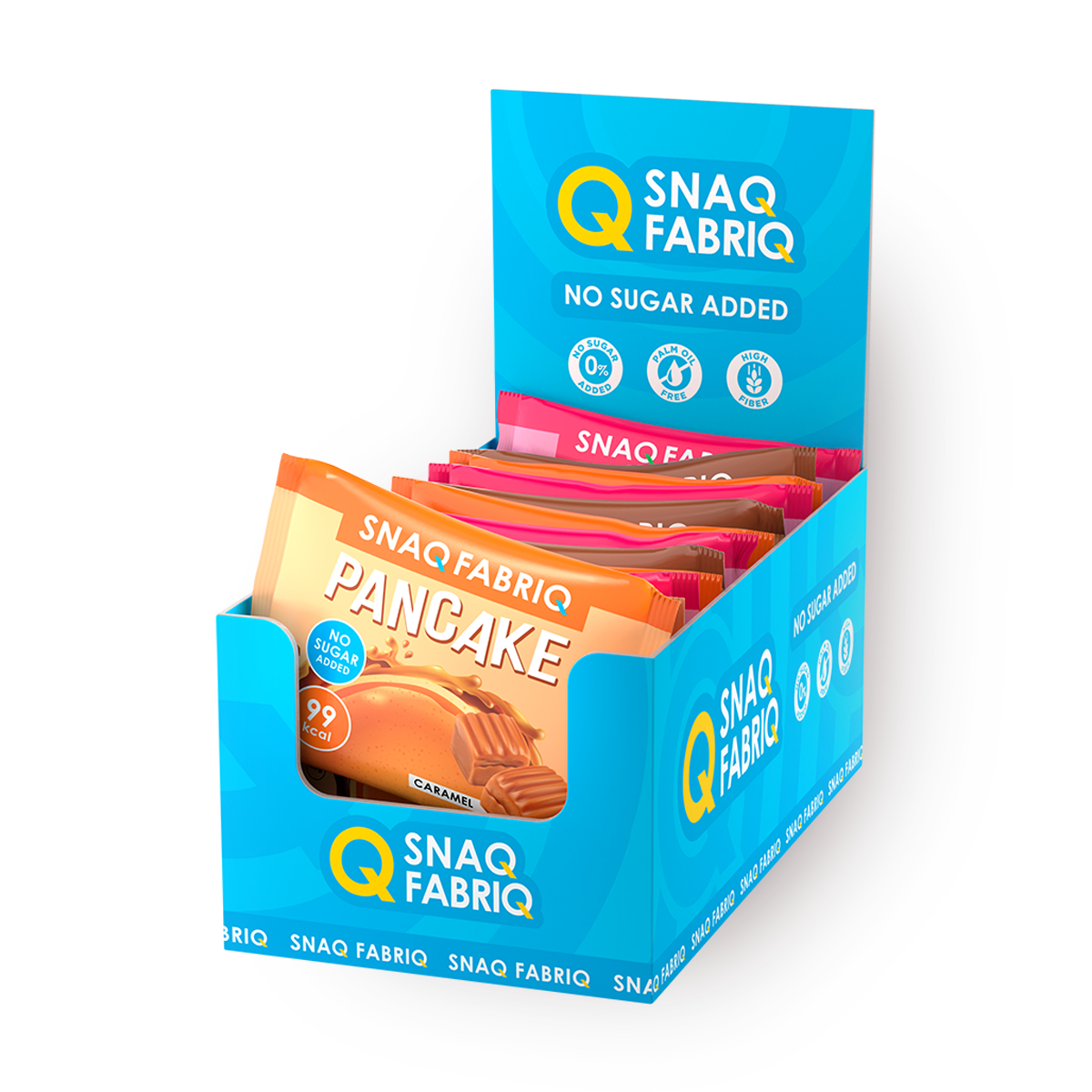 Панкейк Snaq Fabriq с начинкой, ассорти, без сахара, 10 шт. в уп.