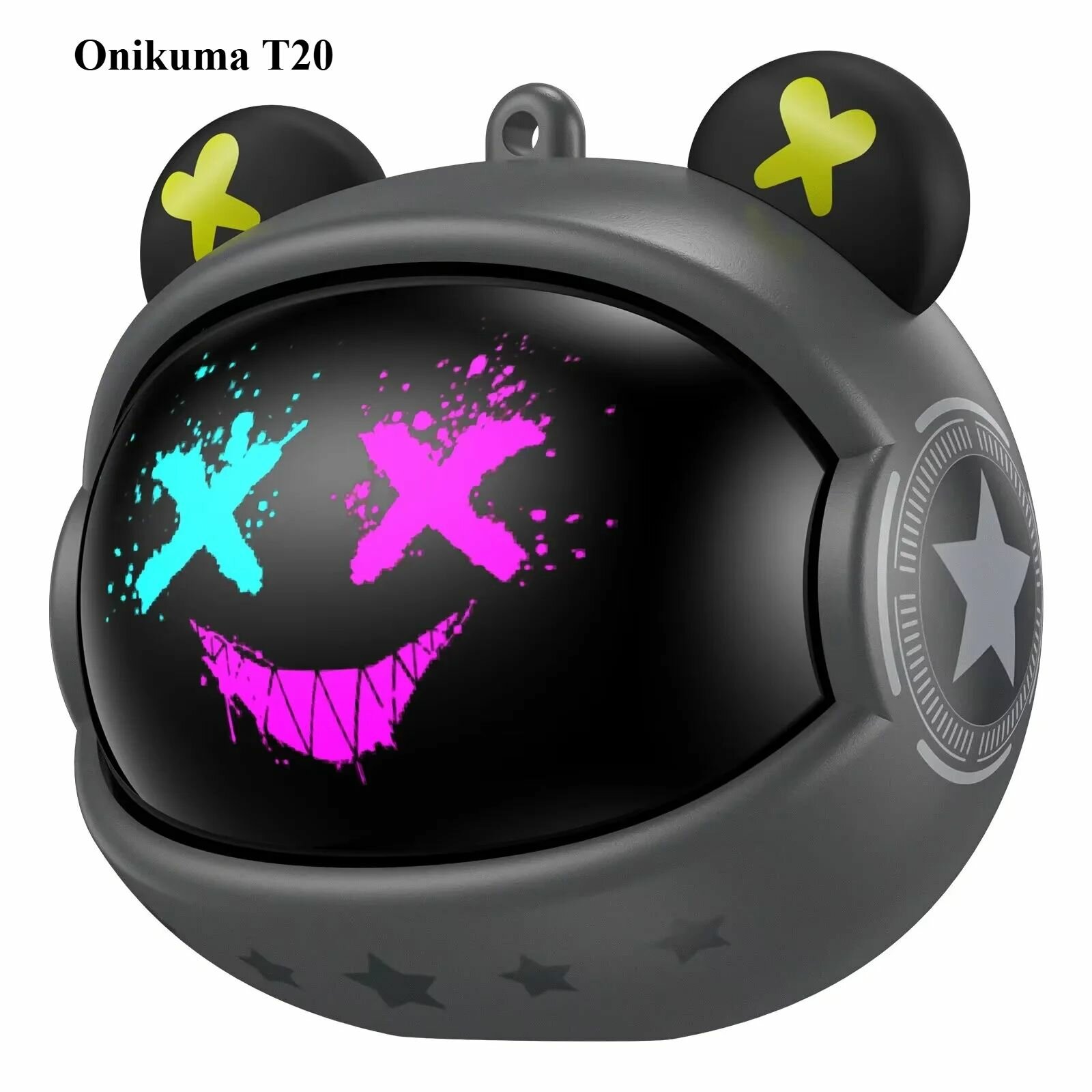 ONIKUMA Наушники беспроводные, черно-серый