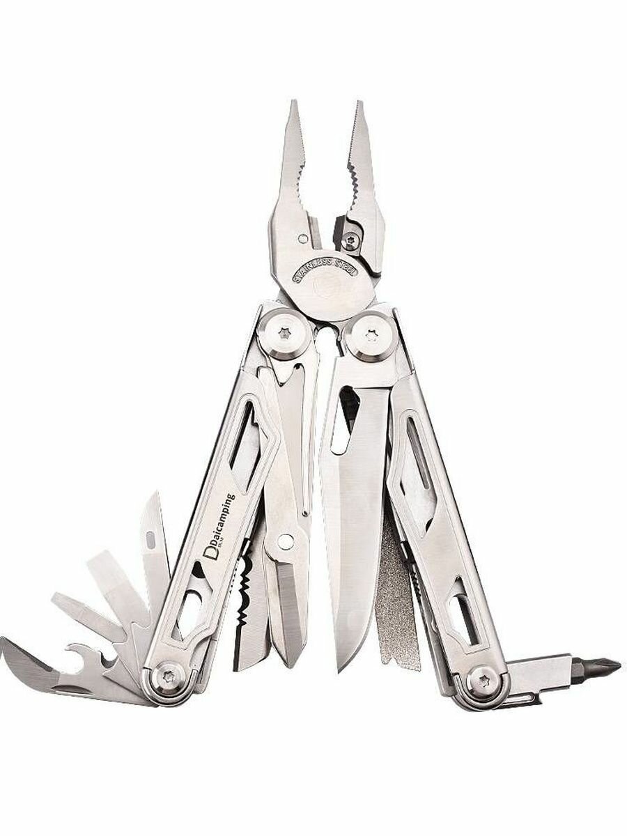 Daicamping DL30 Silver мультитул нож складной плоскогубцы