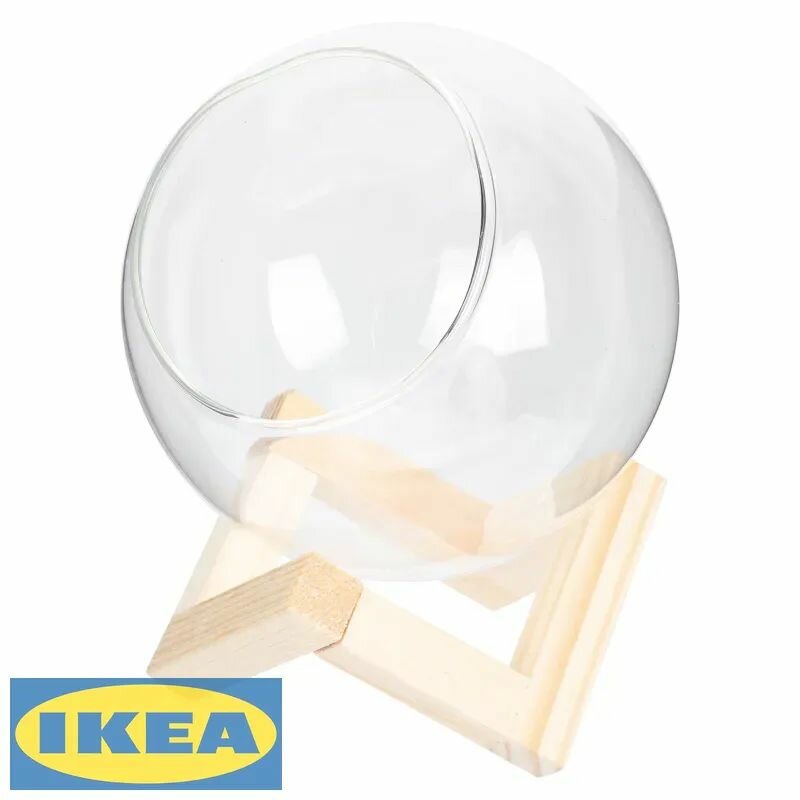 IKEA Кашпо 10.33 см, 1 шт, цвет белый