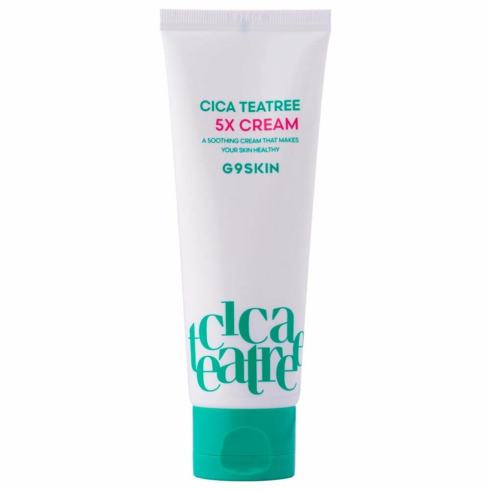 Крем для лица с центеллой и маслом чайного дерева G9Skin Cica Teatree 5X, 80 мл