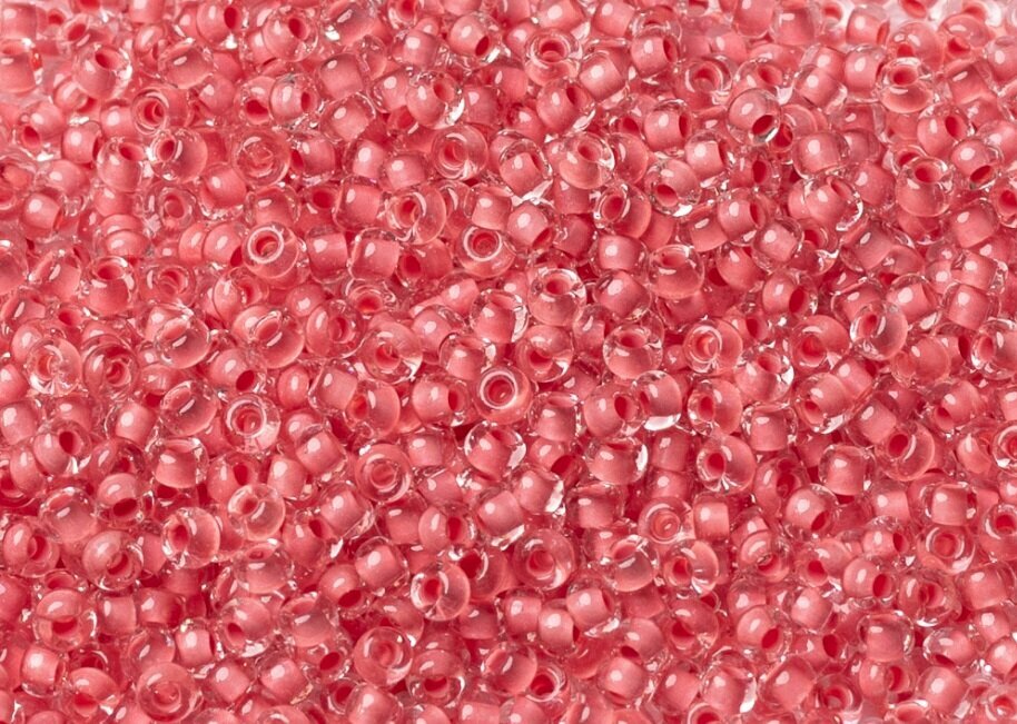 Бисер Preciosa 38395/1 т. розовый прозрачный 10/0, 5 гр,1 шт.