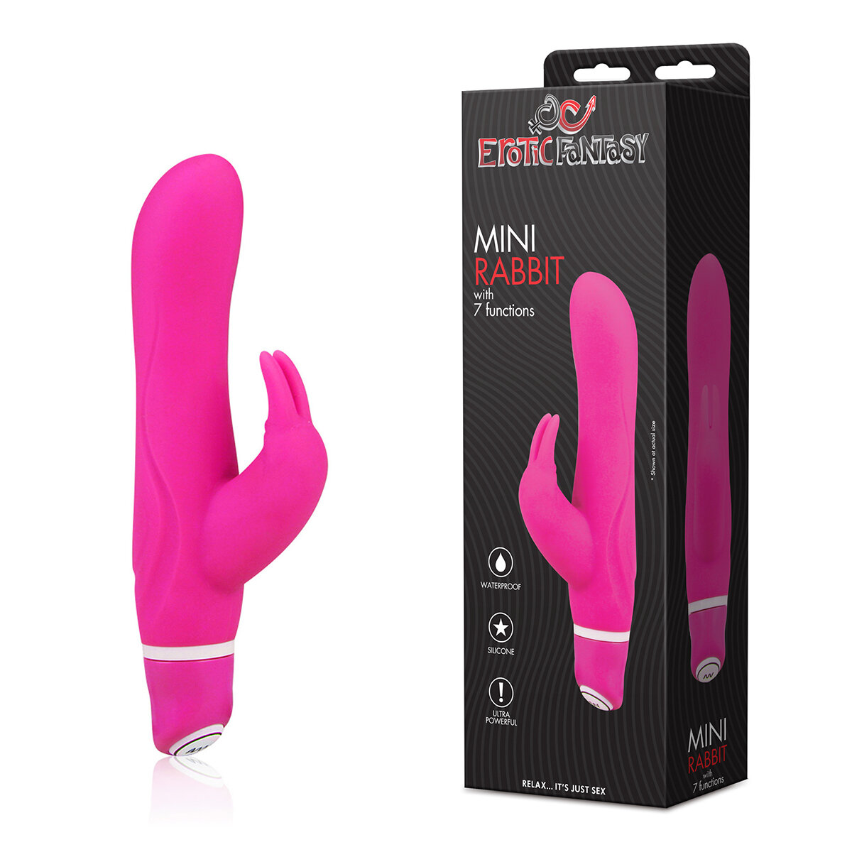 Вибратор Erotic Fantasy Mini Rabbit HT-R5, силикон, 7 функций