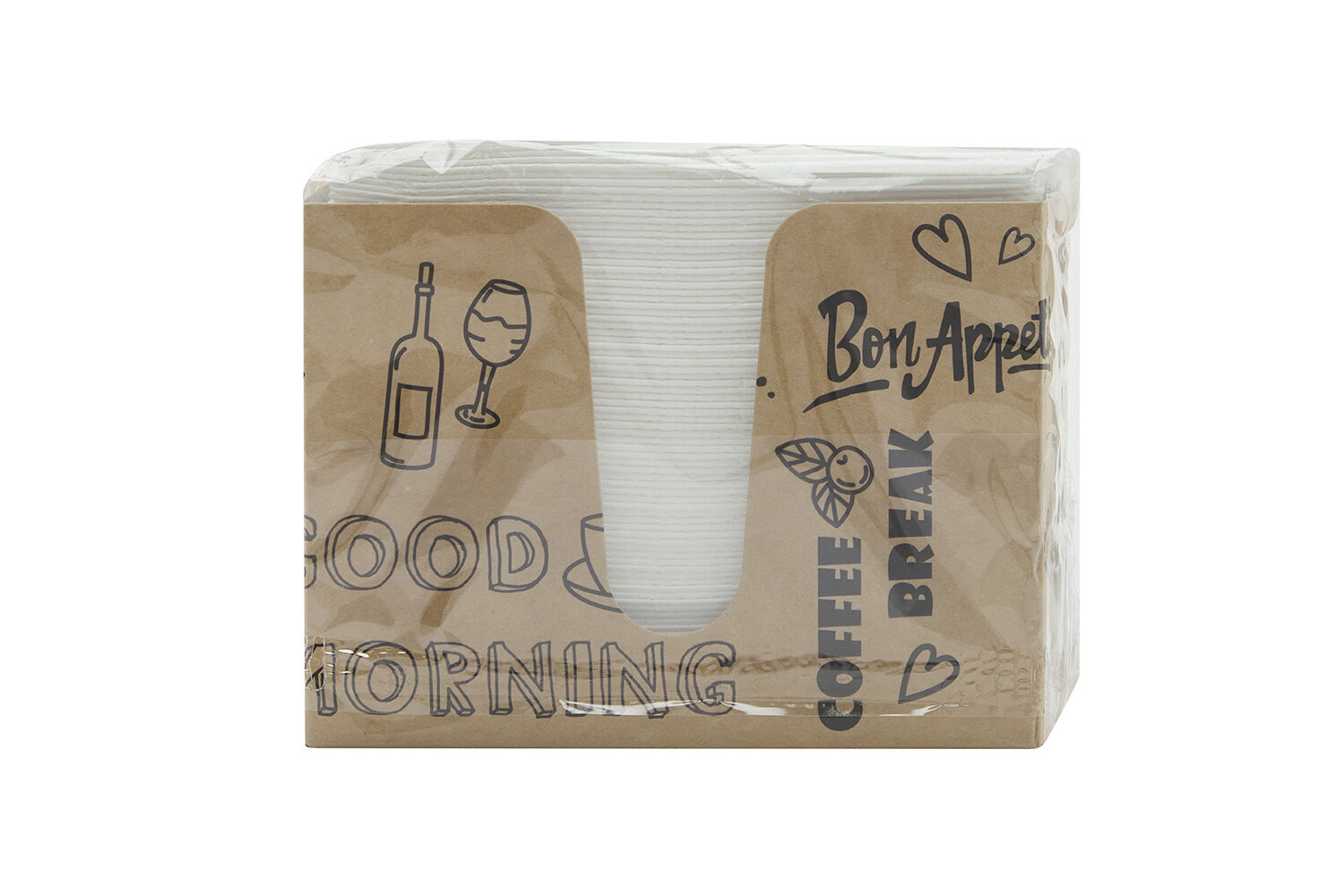 Двухслойные салфетки в спендере 85 шт - практичный бытовой набор для уборки дома