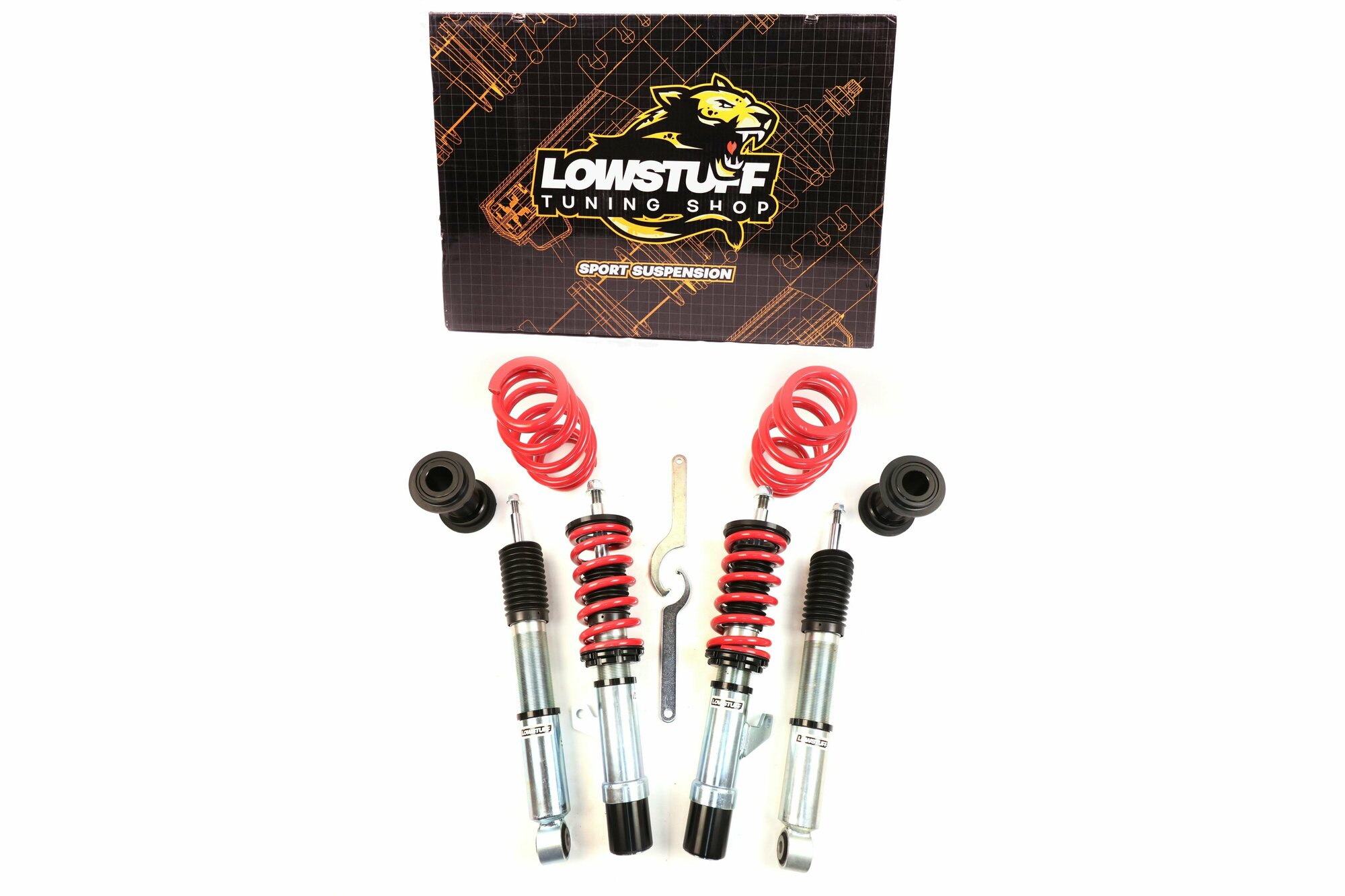 Винтовая подвеска Audi A3 8P Skoda Octavia A5 VW golf 5 Golf 6 Passat B6 B7 CC койловеры с регулировкой высоты и преднатяга LOWSTUFF EVO-II LSCSVW052