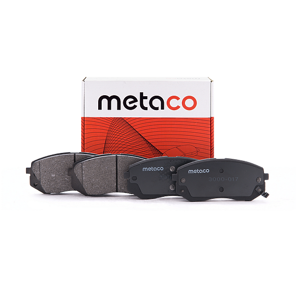 METACO 3000-017 (581010ZA00 / 581011DA00 / 581011DE00) колодки тормозные передние к-кт Sportage (Спортедж) (2010-2015),