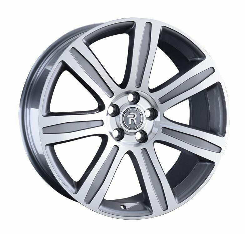 Колесный диск Replay LR60 21x9.5" PCD5x120 ET49 D72,6 темно-серый глянцевый с полированными лучами