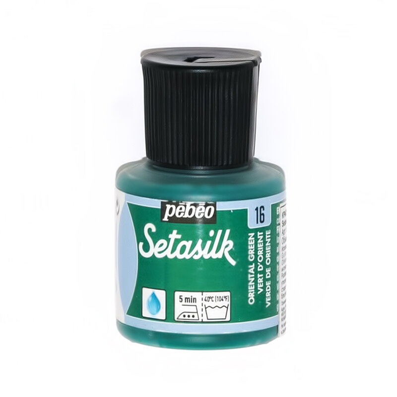 Краска по шелку "PEBEO" Setasilk 45 мл 181-016 зеленый восточный