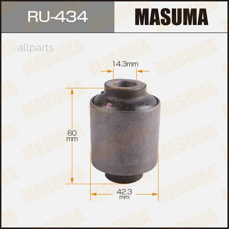 MASUMA RU-434 Сайлентблок пер. ниж. рычага NISSAN ELGRAND E51 02-10