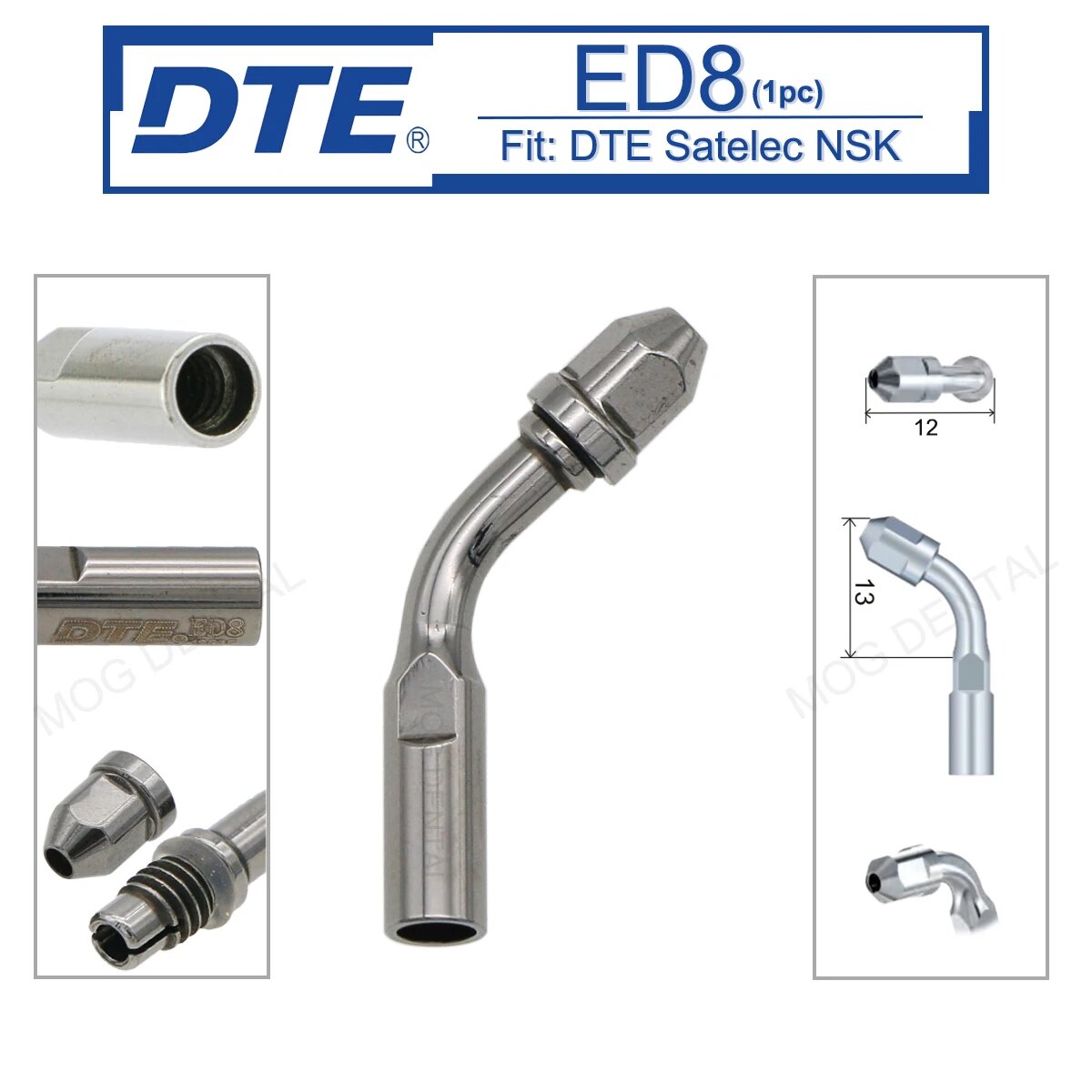 Стоматологический ультразвуковой скалер Woodpecker DTE ED8