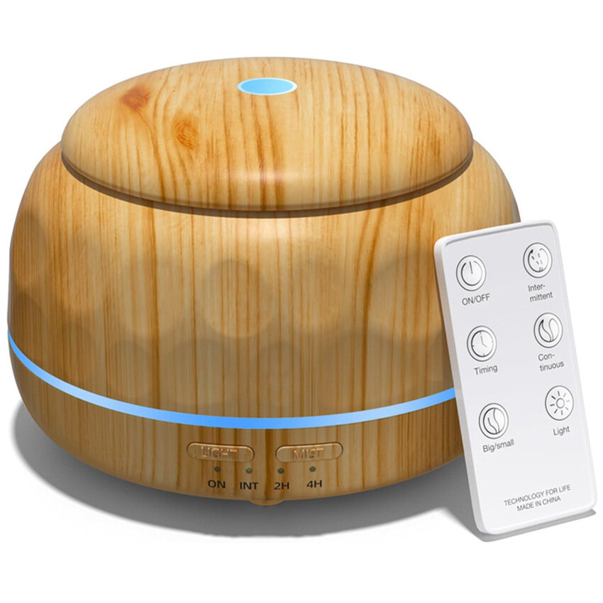 Трансграничный USB-диффузор для эфирных масел с 7-цветной подсветкой, 300 мл, ультразвуковой аромадиффузор с таймером и