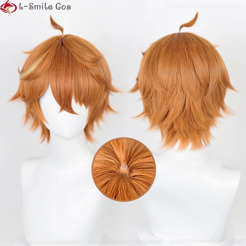 Косплей парик Тарталья оранжевый, Wig A Only