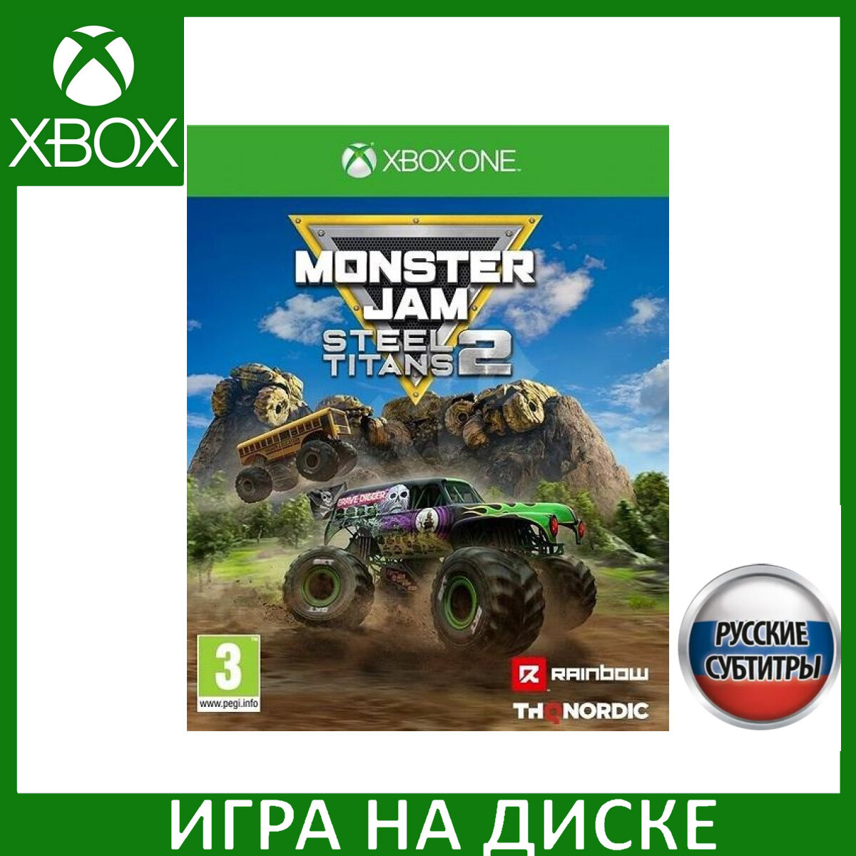 Игра Monster Jam: Steel Titans 2 Xbox One Русская Версия Диск на Xbox One
