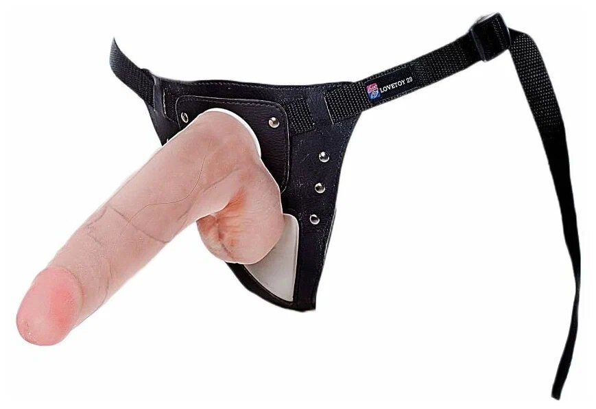 Фаллоимитатор Orion Dual Vibe на поясе Harness , реалистичный, 23 см.