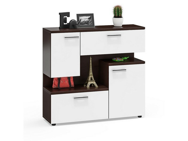 Тумба под Телевизор С-МД-С1 1000 венге/ белый размер 100х30х93см