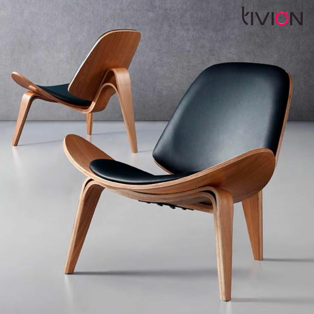 КреслоЭргономичное кресло для отдыха в форме раковиныЭргономичное кресло для отдыха в форме раковины