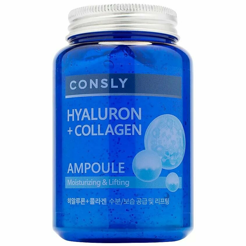 CONSLY Сыворотка для лица укрепляющая Hyaluron + Collagen Ampoule