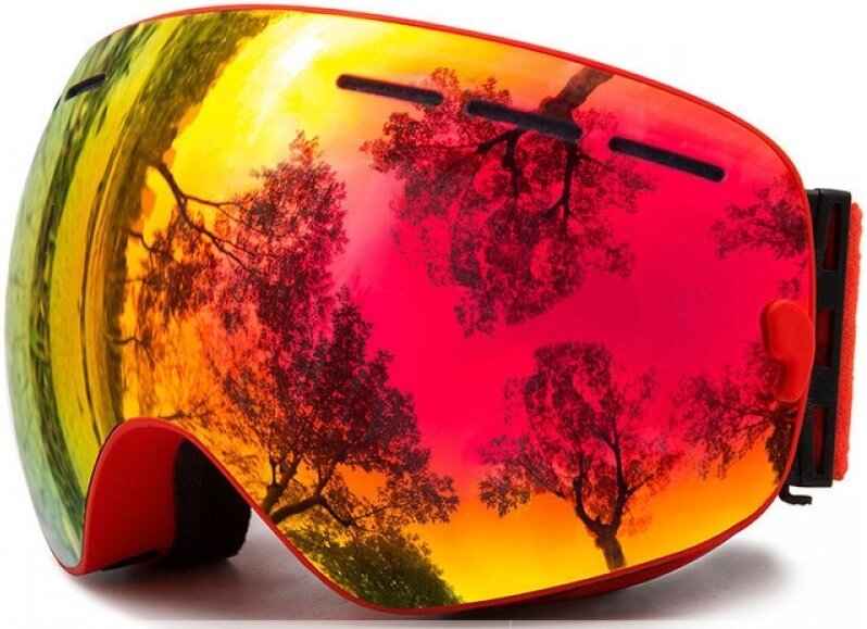 Очки горнолыжные COPOZZ красные