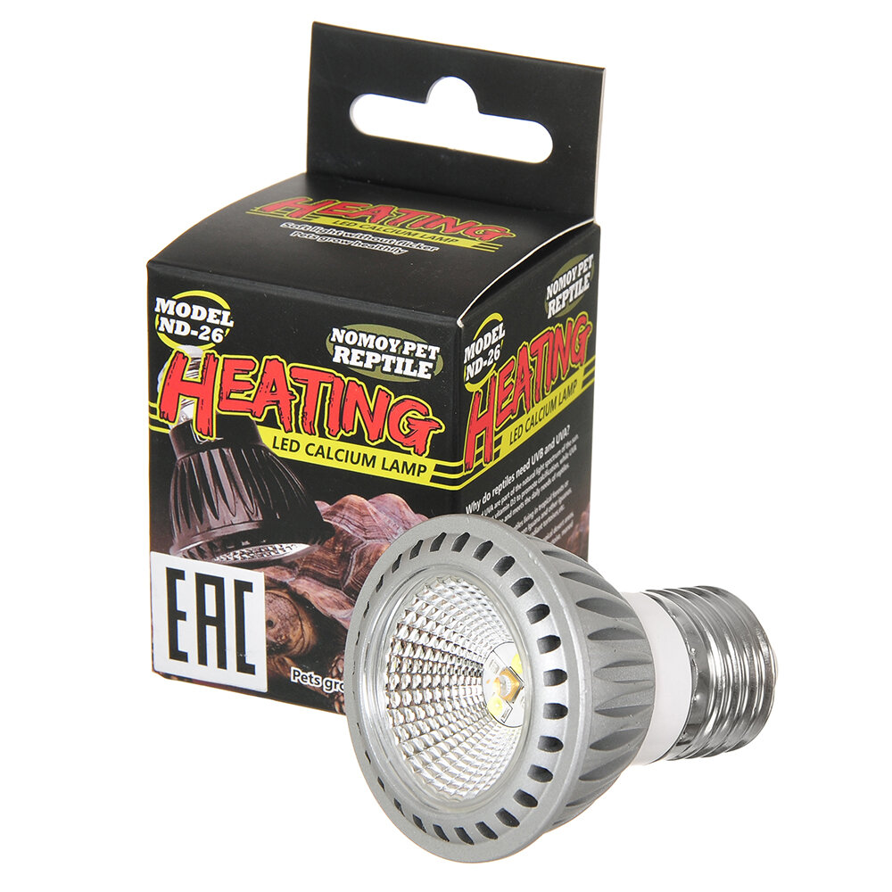 Террариумная ультрафиолетовая лампа Nomoy Pet UV 10.0 Heating LED, 5 Вт