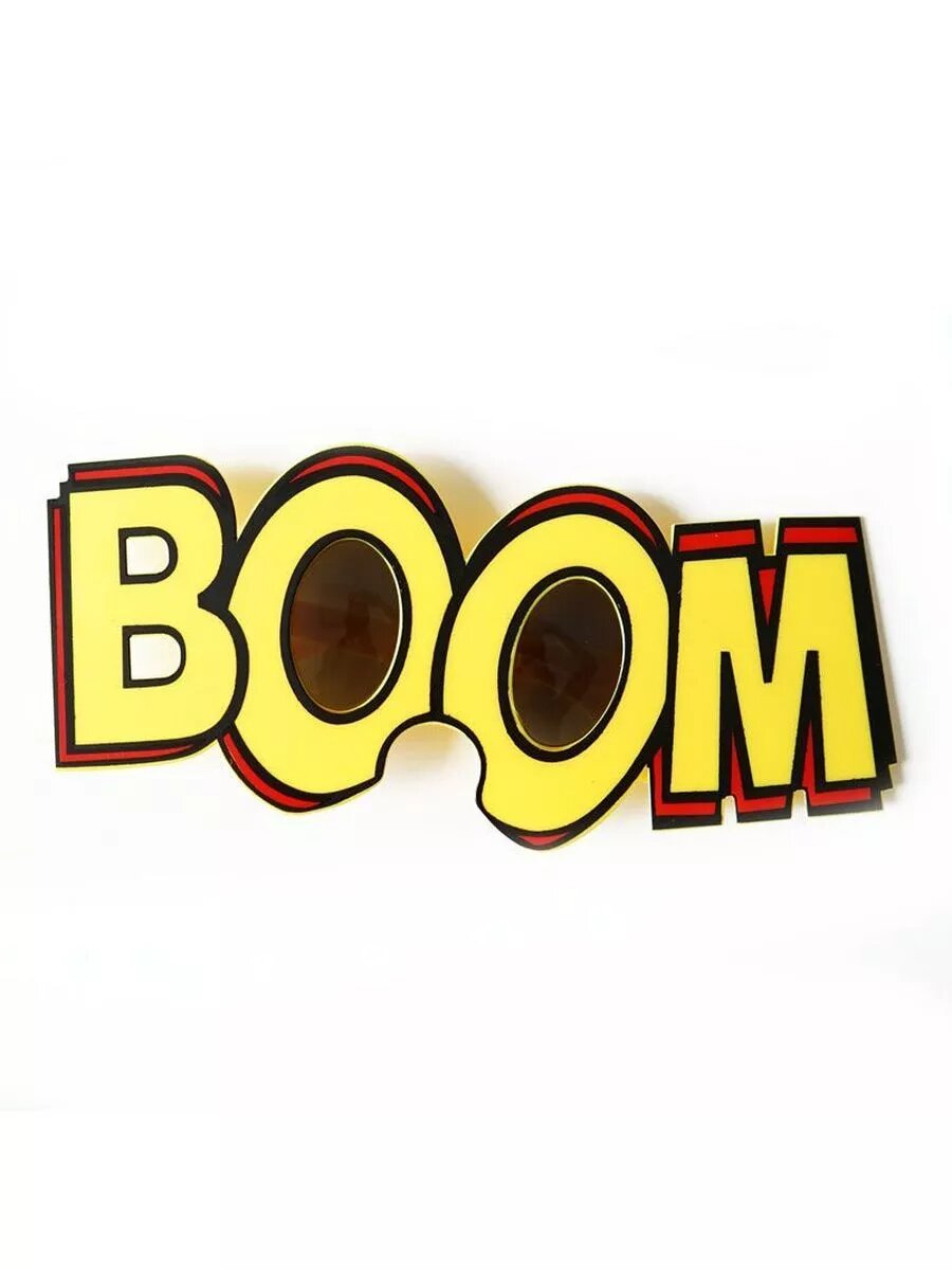 Карнавальные очки "Крутая надпись" BOOM / 23*9 см / веселый праздник