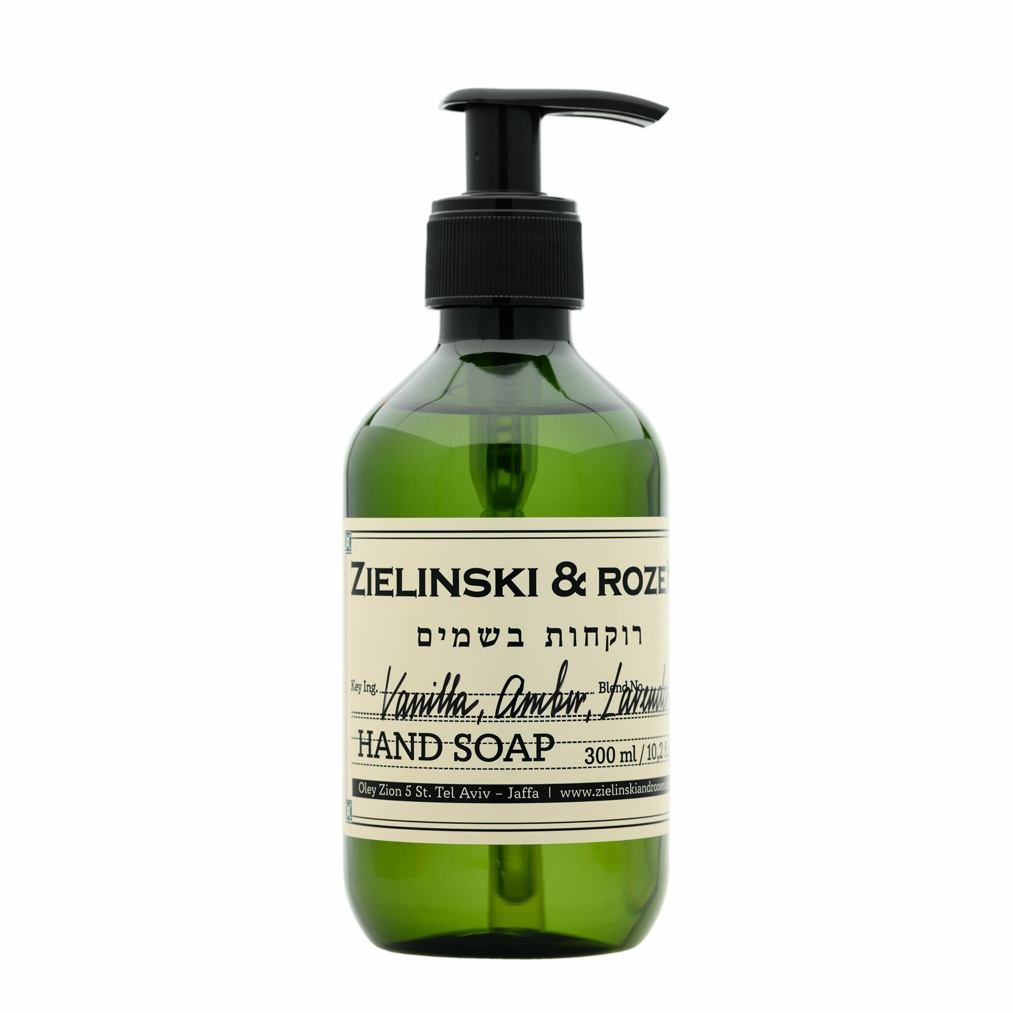 Zielinski & Rozen Жидкое мыло Ваниль, Амбра, Лаванда (300мл)