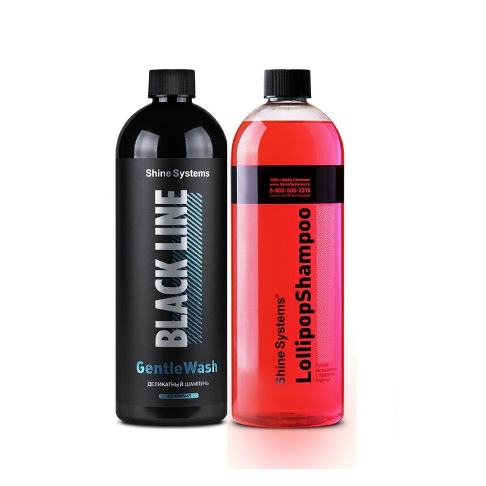 Набор для двухфазной мойки LollipopShampoo +GentleWash 750мл
