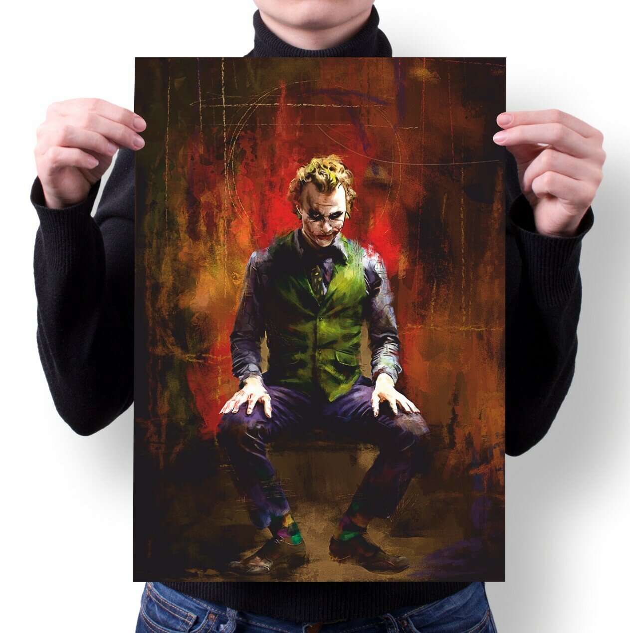 Плакат BUGRIKSHOP А4 принт "Джокер, Joker" - J0009