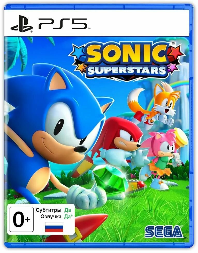 Sonic Superstars (PlayStation 5, Русская версия) / Игра на диске PS5