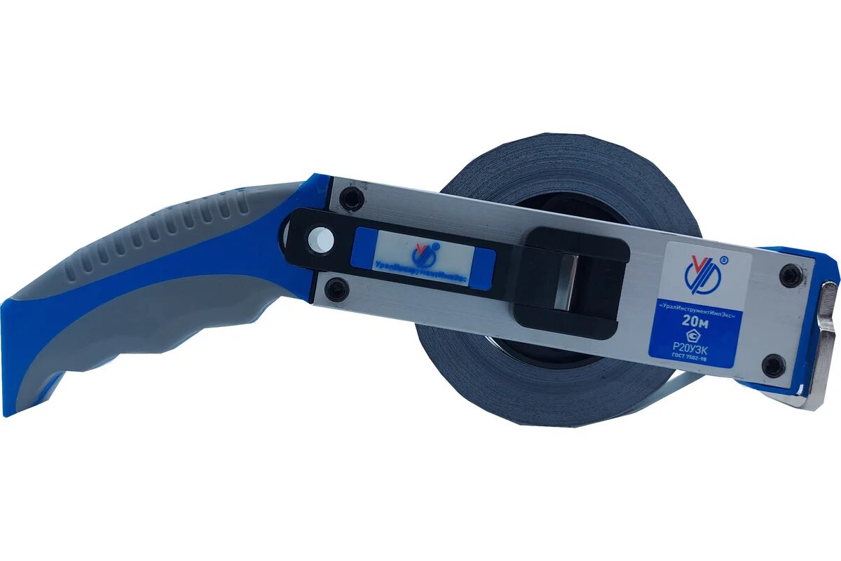 УралИнструментИмпЭкс Рулетка Р20УЗК конструкция б с поверкой (грси №88408-23) 620000б