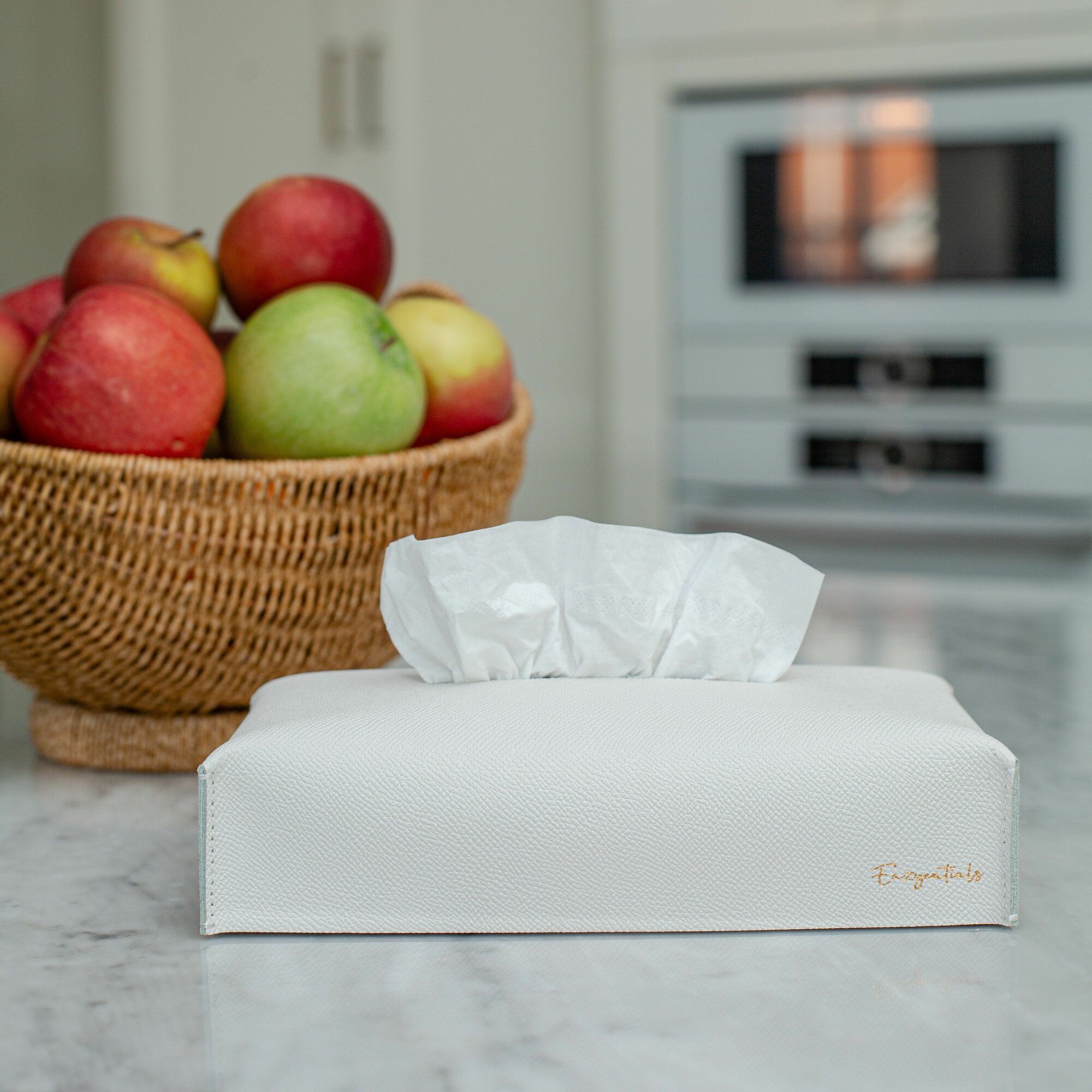 Салфетница "Eazyials", ручная работа, натуральная кожа, длина 23 см