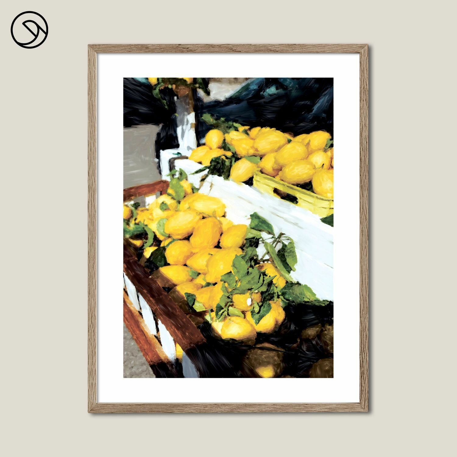 Постер для интерьера Postermarkt, Лимоны, 50х70 см