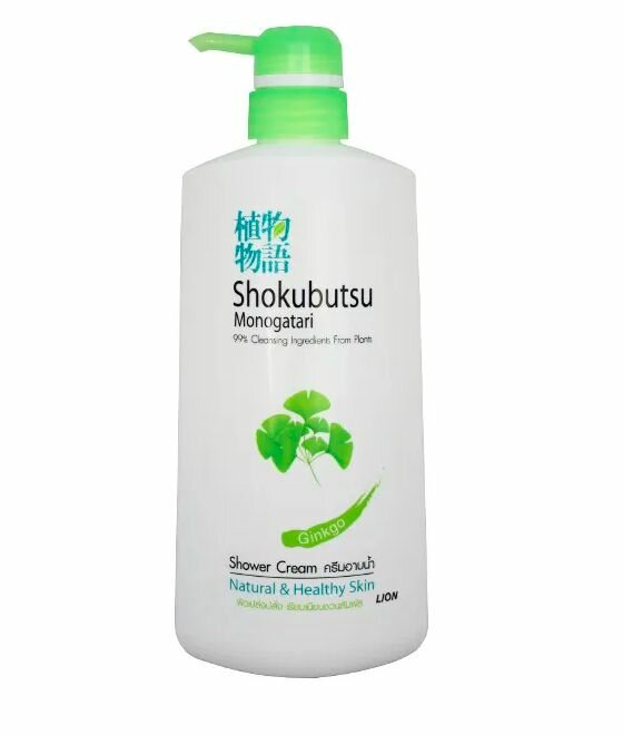 Крем-гель для душа "Shokubutsu" 500мл "Гингко"