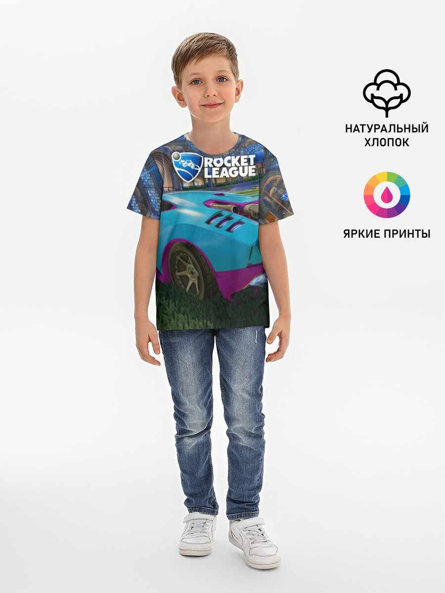 Футболка хлопковая детская Rocket League