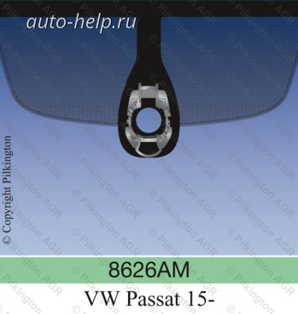 BENSON VOLKSWAGEN Лобовое ДД VIN Фиттинг solar