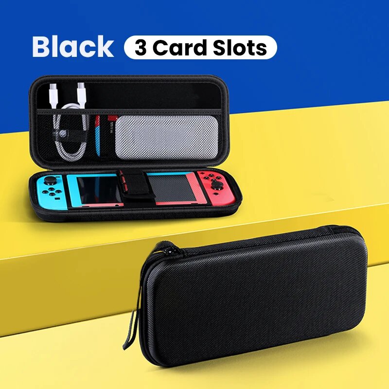 Сумка для Nintendo Switch OLED Black, 3 слота