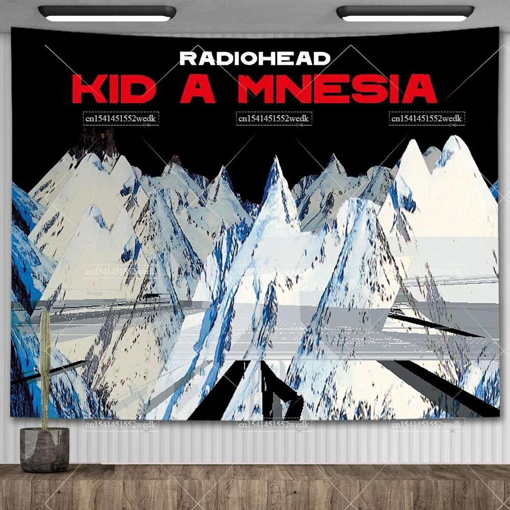 Гобелен на стену Radiohead Kid A Amnesia, 95x73см, AGT1728