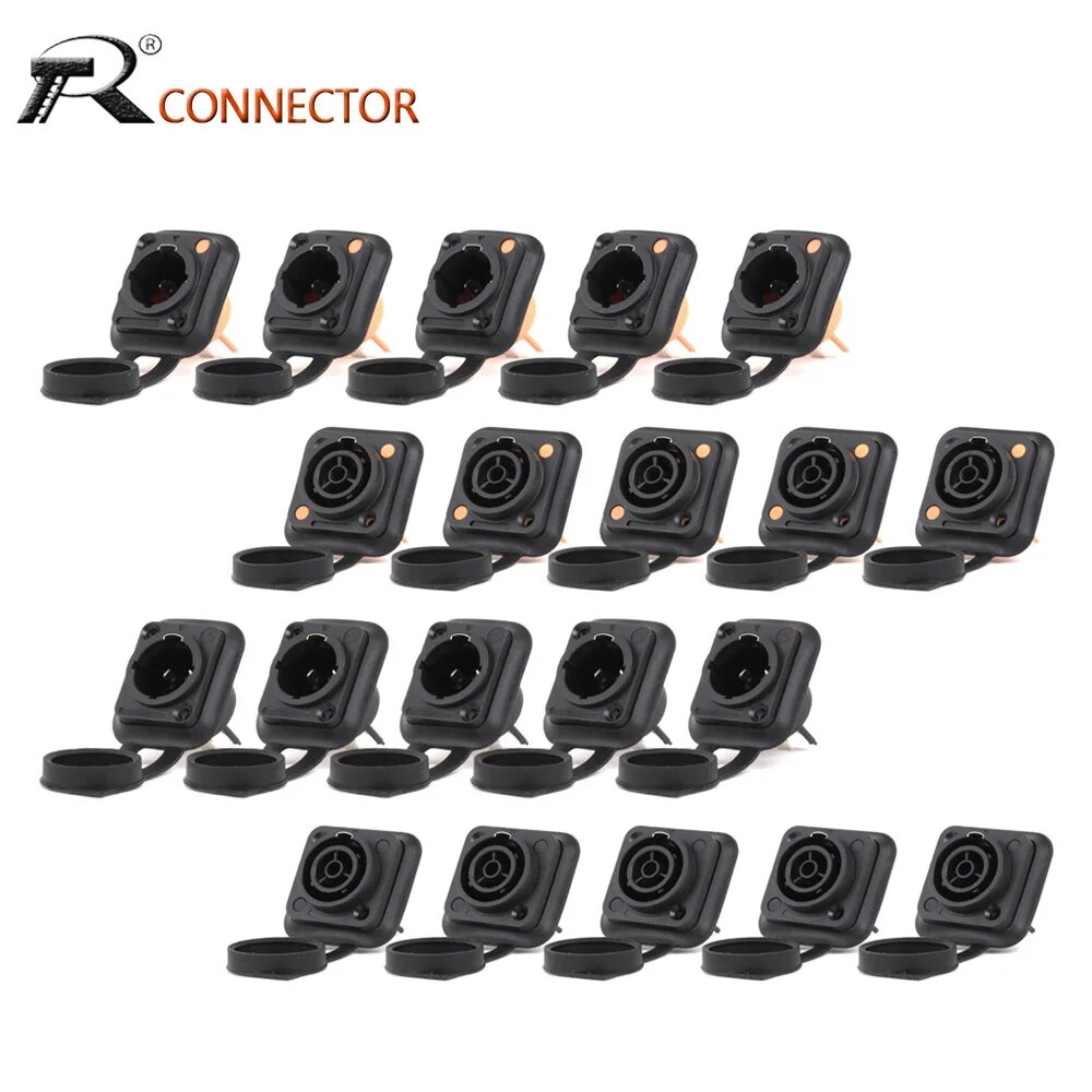 Водонепроницаемые разъемы Powercon NAC3FX-W R E1021+E1006F+E1007F+E1024F+E1025F 10 шт — фото 1