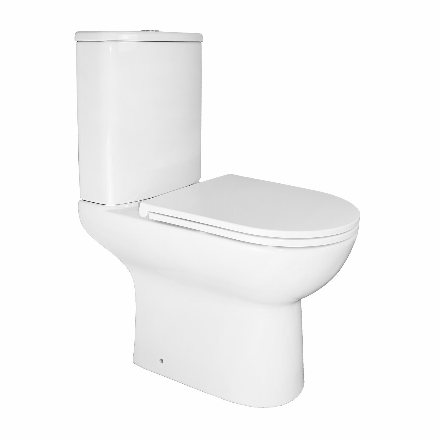 Унитаз-компакт Azario Kano 93590 напольный безободковый с сиденьем микролифт