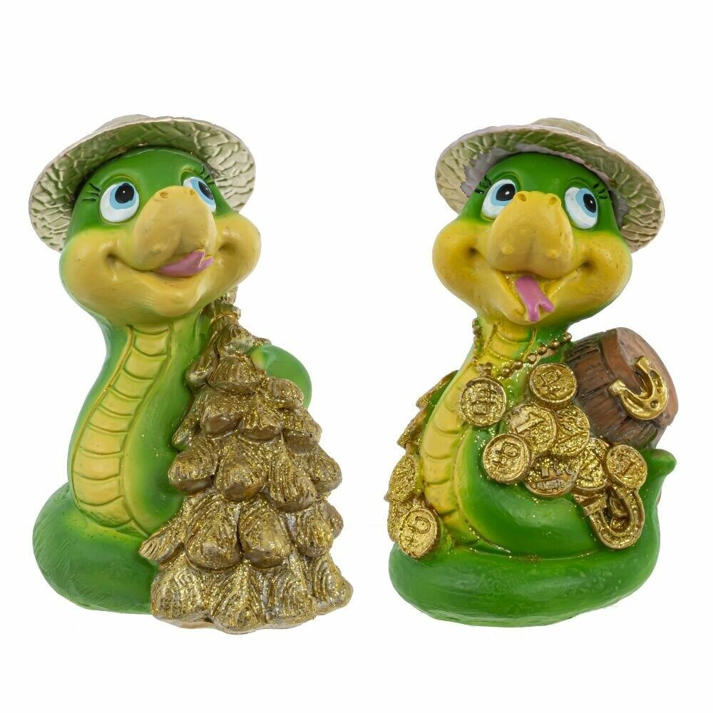 Копилка "Змея", 7х7х11 см, 2 вида, 1 штука